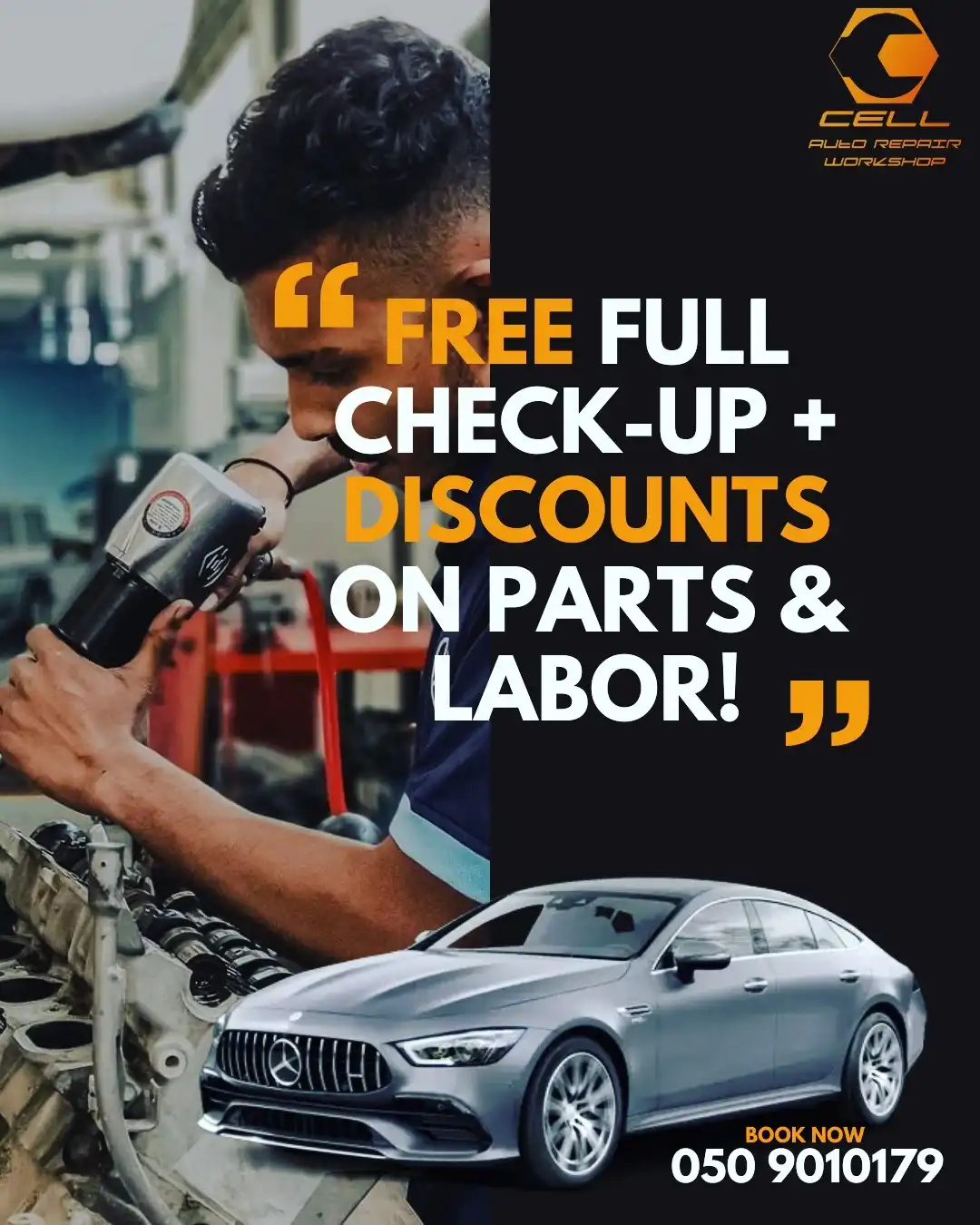SPECIAL OFFERES - CELL AUTO - Benz Repair & Service Centre Abu Dhabi